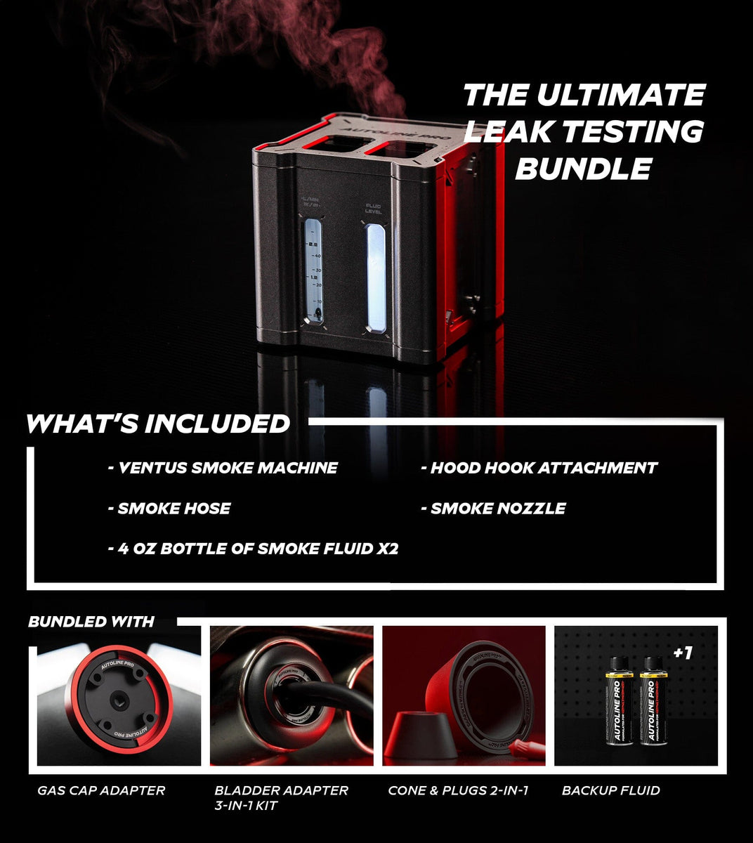 Ventus Bundle | The Ultimate Smoke Testing Kit for Leak Detection ...